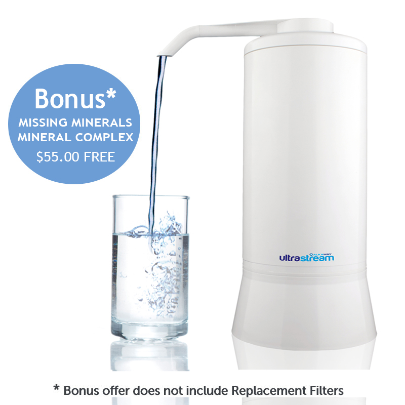 UltraStream Benchtop – Hydrogen Rich Alkaline Water Filter – Vitality Plus