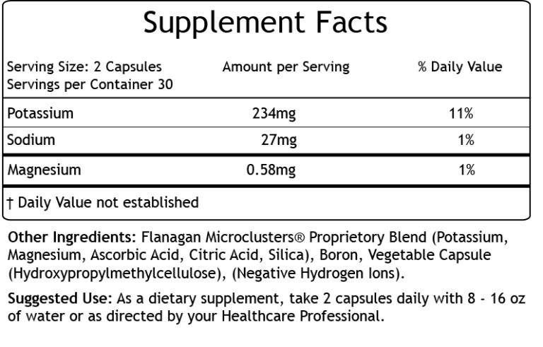 Dr. Patrick Flanagan Megahydrate Capsules