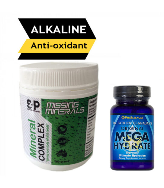 Missing Minerals & MegaHydrate Powder Combination